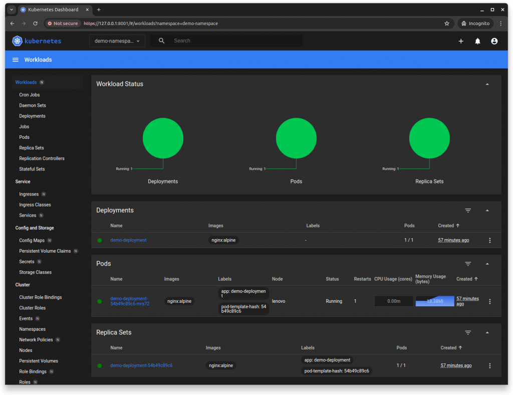 Kubernetes Web-UI Dashboard Walk-though – DFT Wiki